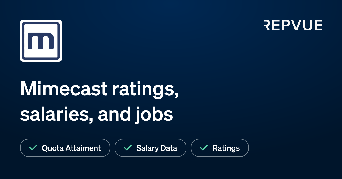 Mimecast - Sales Rep Reviews & Ratings | RepVue